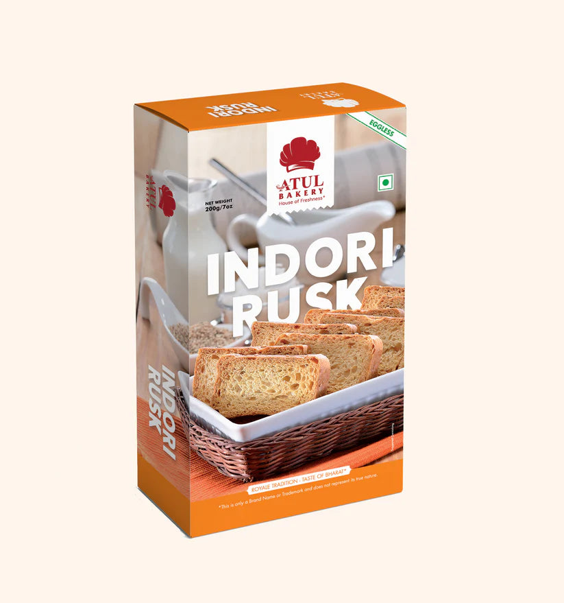 Buy Atul Bakery Indori Bite Toast 200g – Spicy, Crunchy Snack Treat